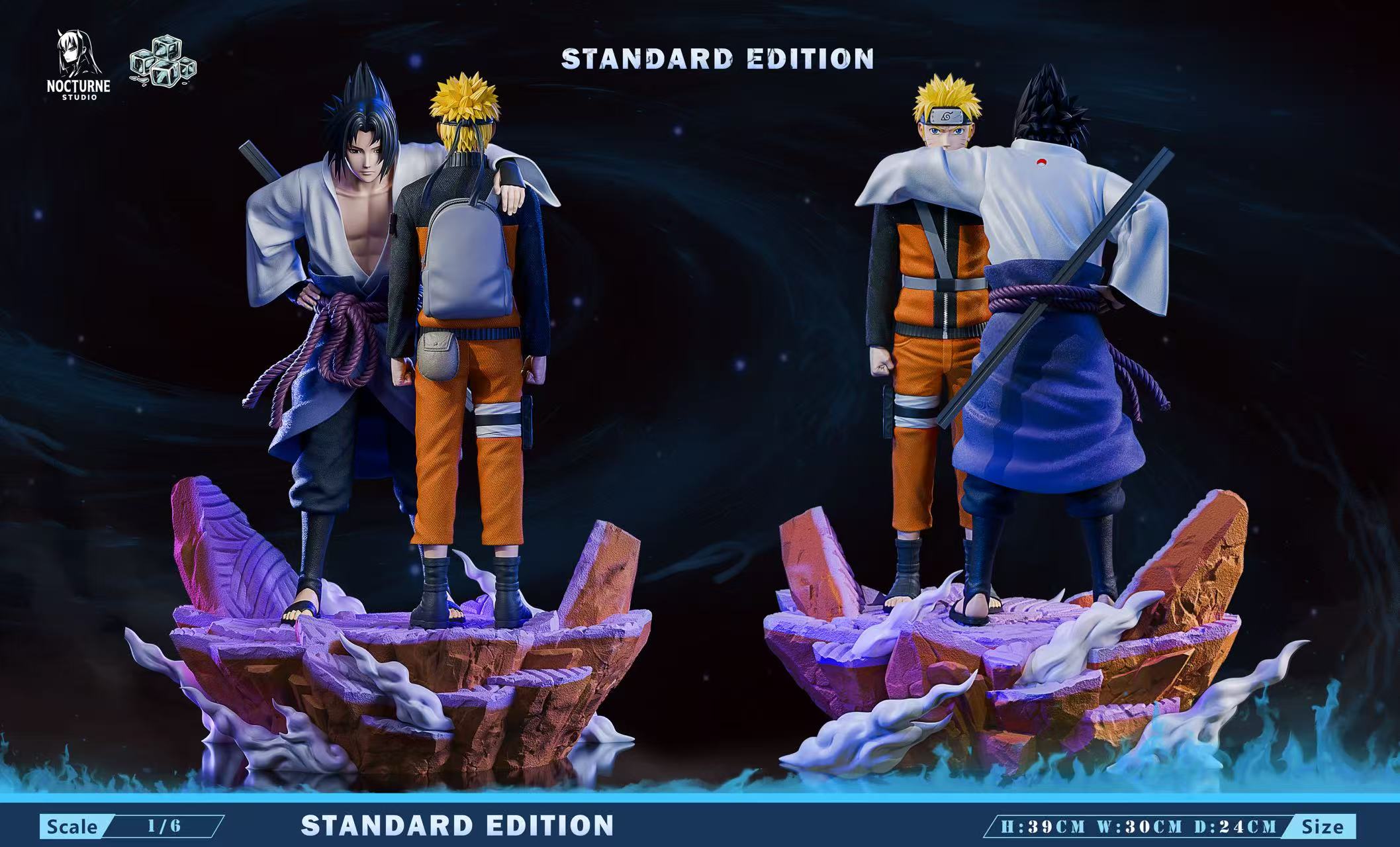 Naruto Nocturne Studio × ICE Studio The Reunion Naruto x Sasuke Resin ...