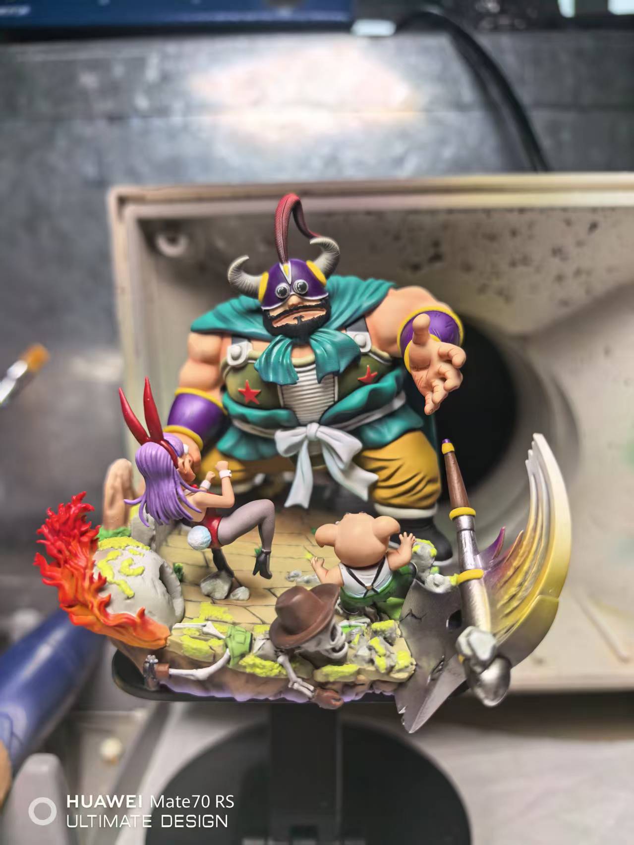 Dragon Ball Laofu Studio Ox King First Appearance Resin Statue ...