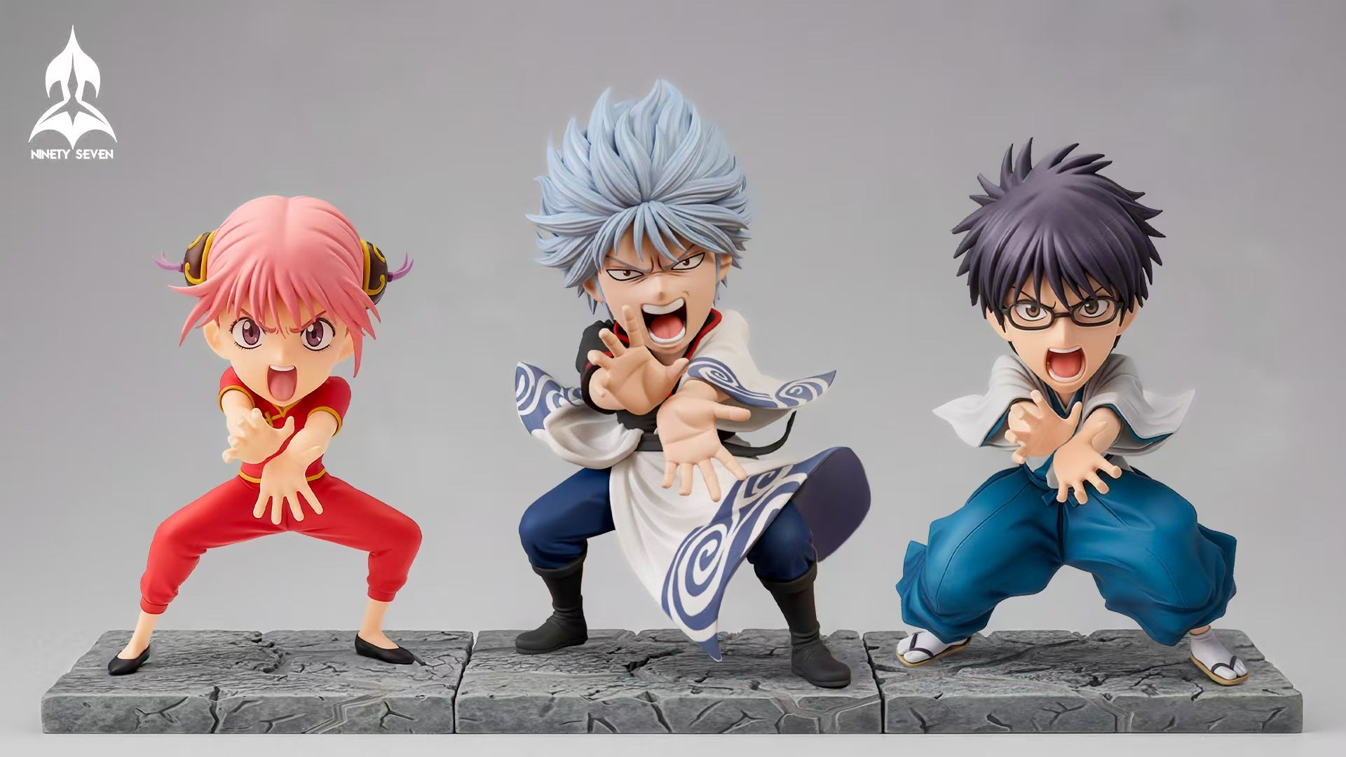 Gintama Ninety Seven Studio Yorozuya Trio Resin Statue – ClubHouse Statues