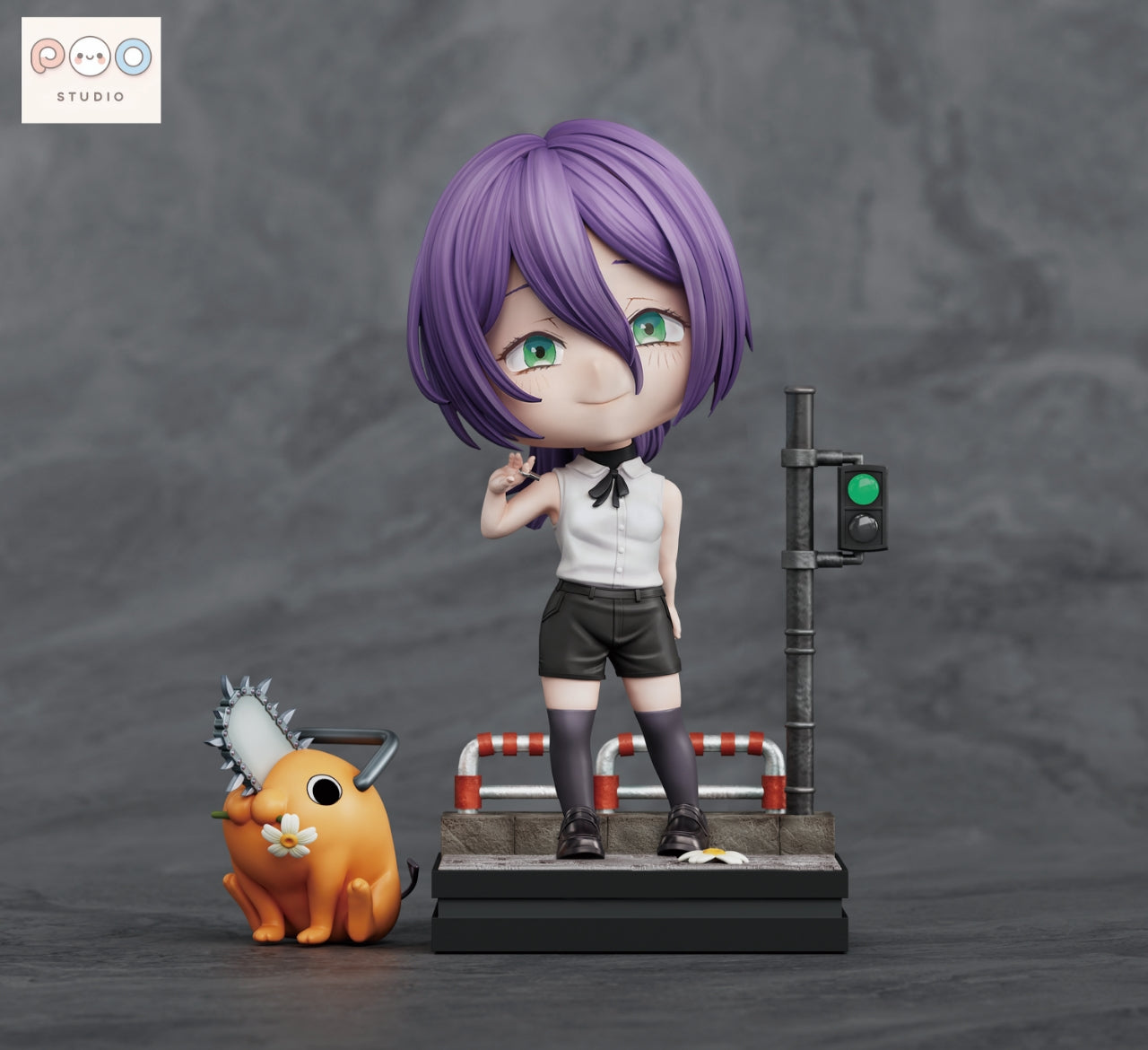 Chainsaw Man Popo Studio Cute Reze Resin Statue – ClubHouse Statues