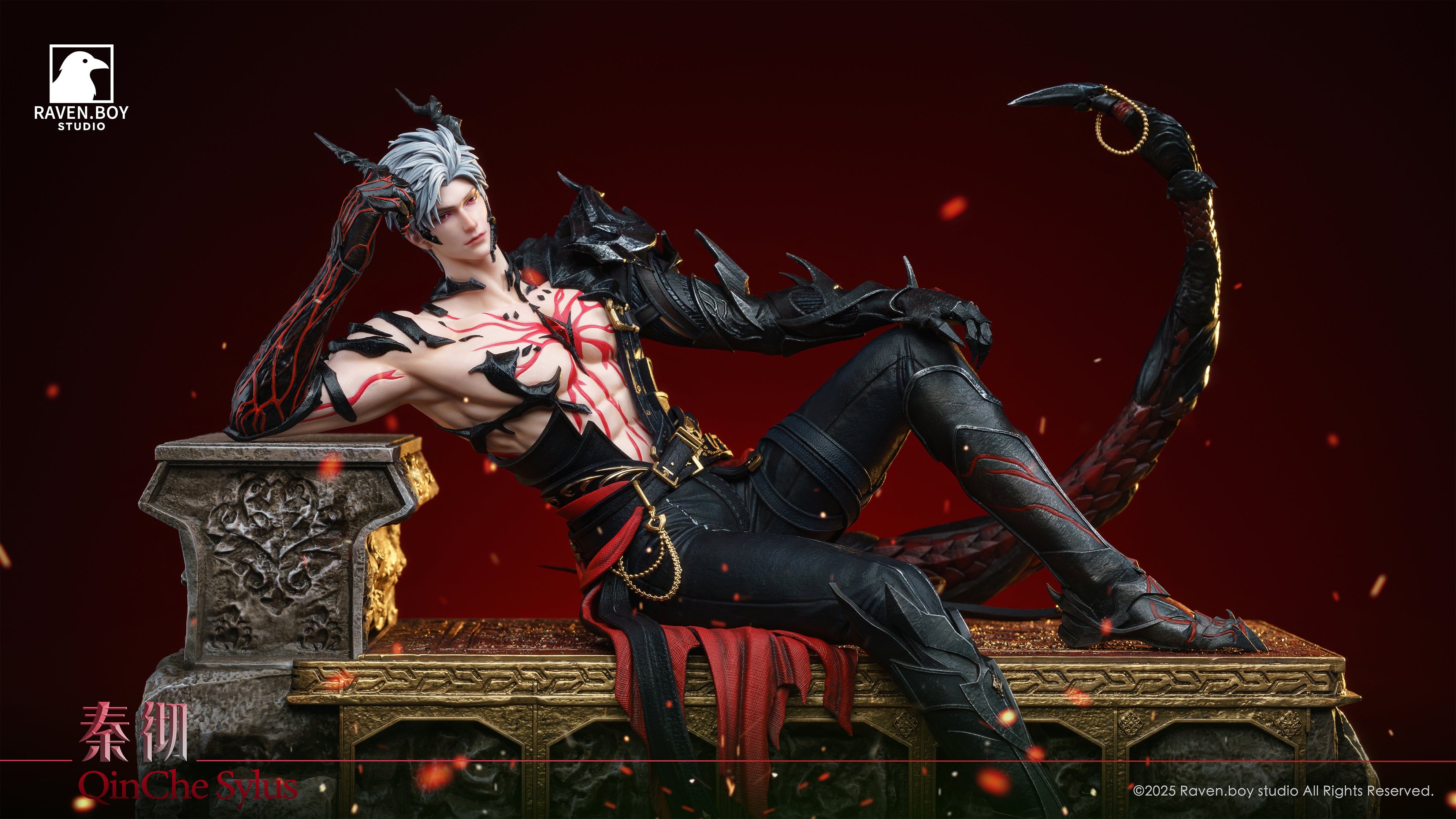 Love and Deepspace Raven boy Studio Sylus – ClubHouse Statues