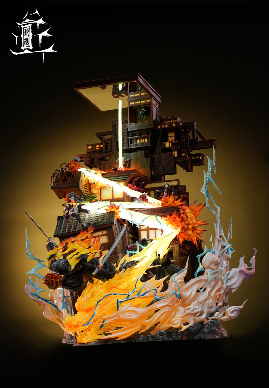 Demon Slayer XinLou Studio Infinity Castle Agatsuma Zenitsu Resin Stat ...