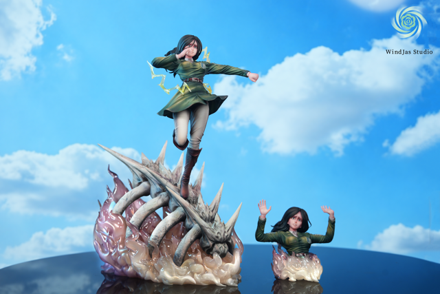 Attack on Titan WindJas Studio Cart Titan Pieck Finger Resin Statue ...