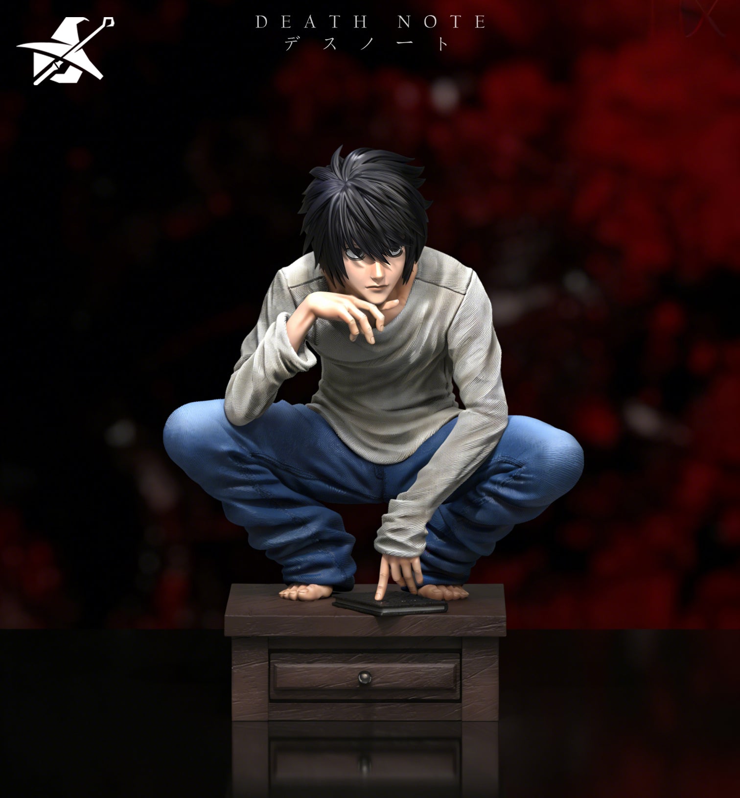 Death Note Wu Shi Mo Wan Studio L Lawliet Resin Statue – ClubHouse Statues