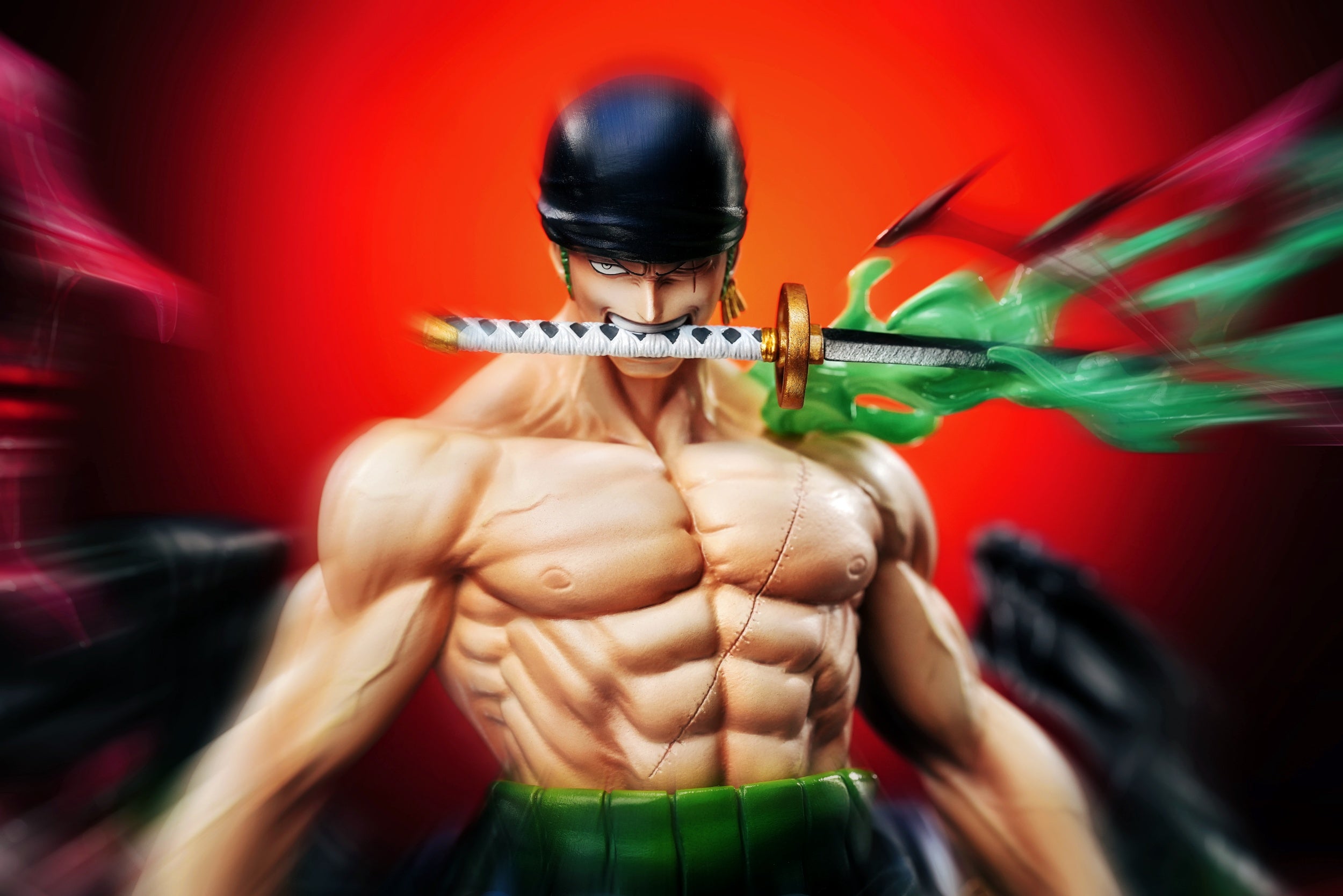 One Piece LX Studio x SY Studio Zoro King of Hell Resin Statue ...