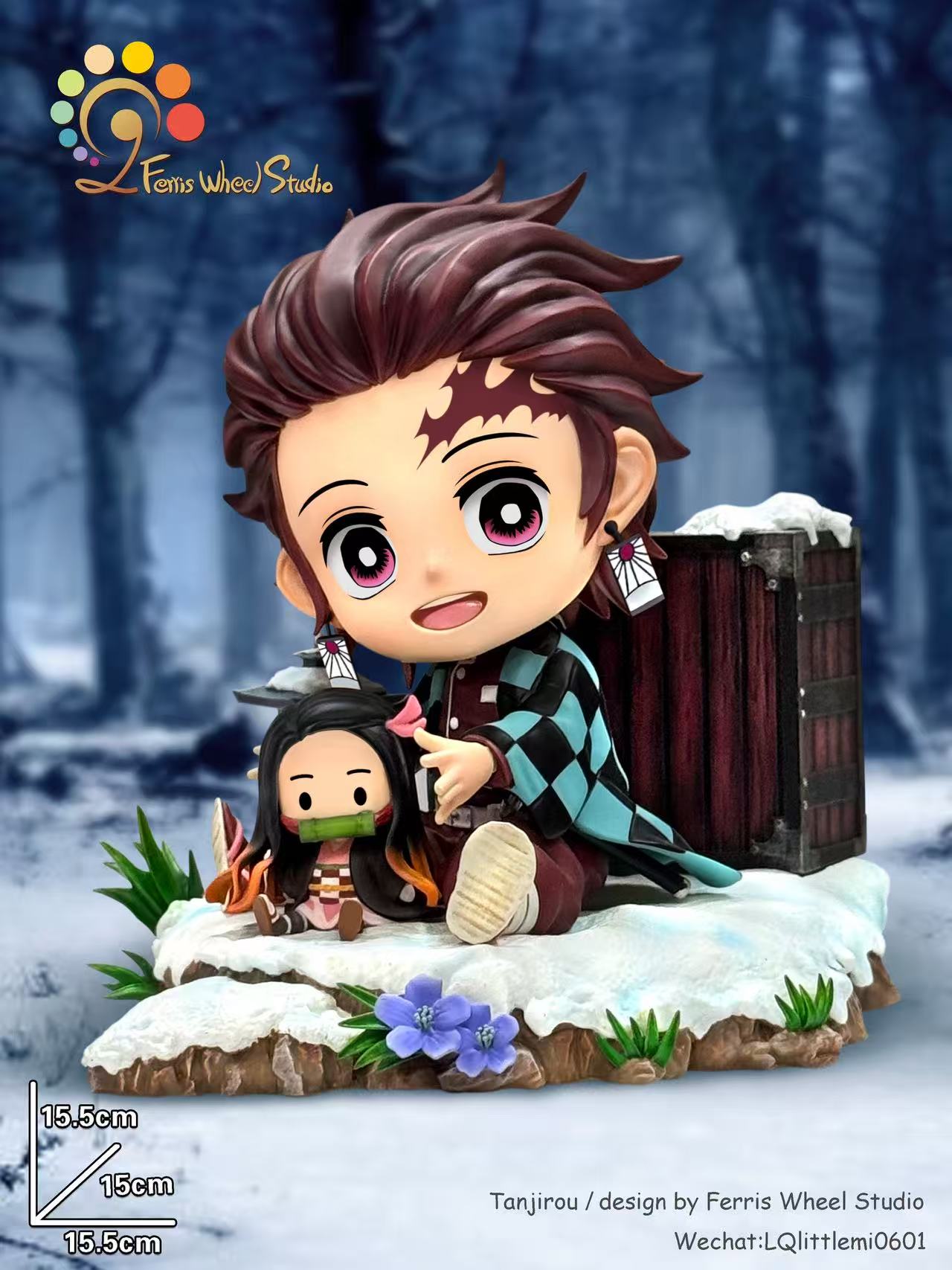 Demon Slayer Ferris Wheel Studio Tanjirou x Nezuko Resin Statue ...
