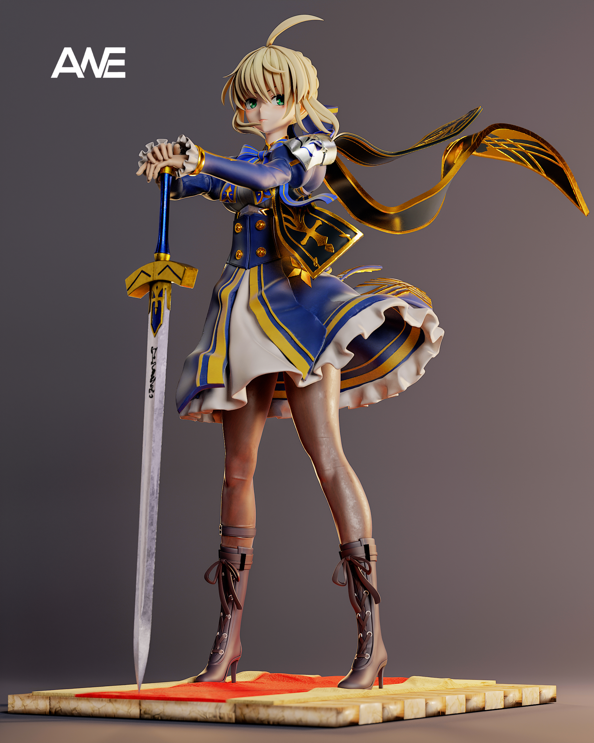 Fate Stay Night ANE Studio Saber Resin Statue – ClubHouse Statues
