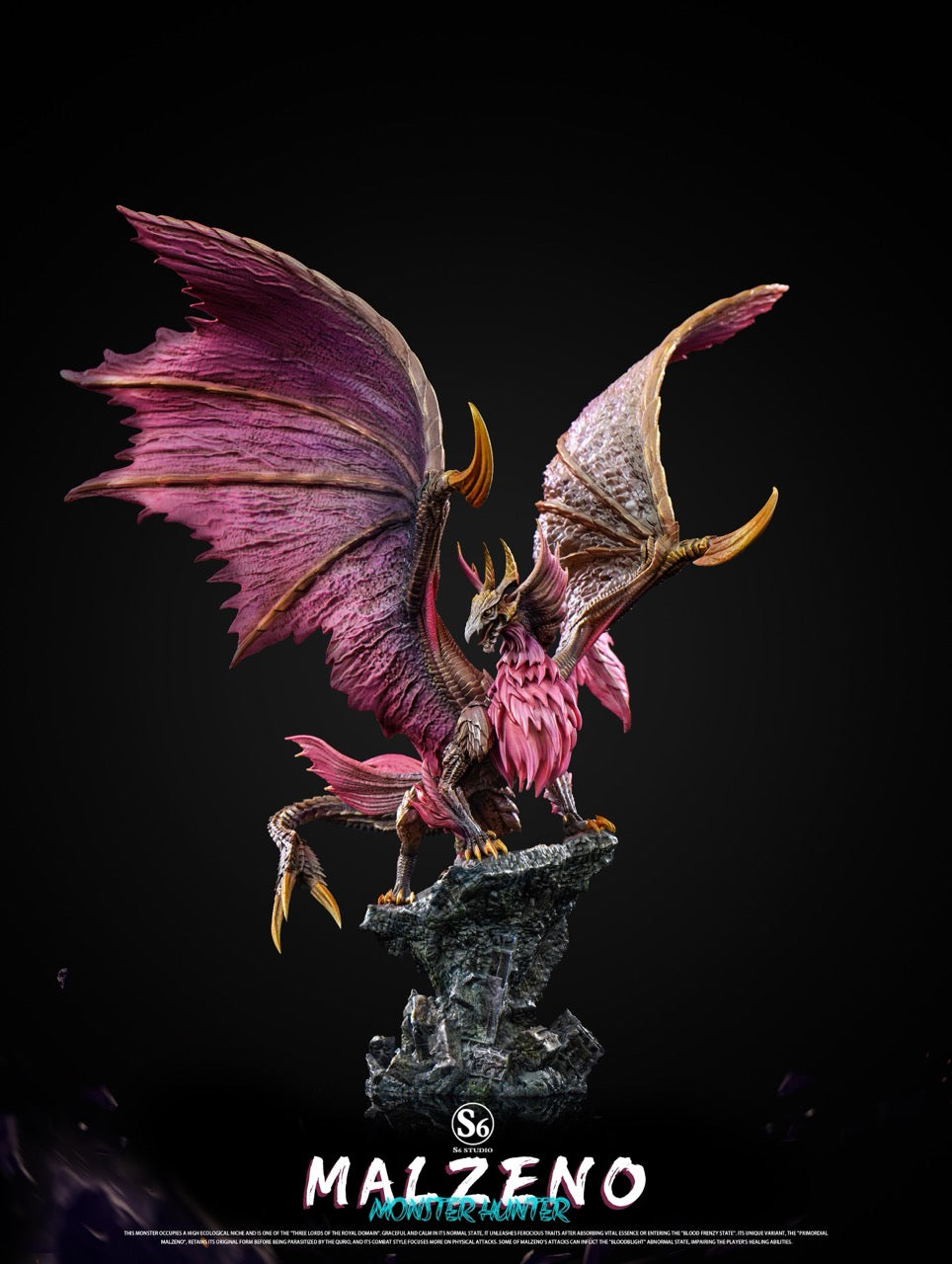 Monster Hunter S6 Studio Malzeno Resin Statue – ClubHouse Statues